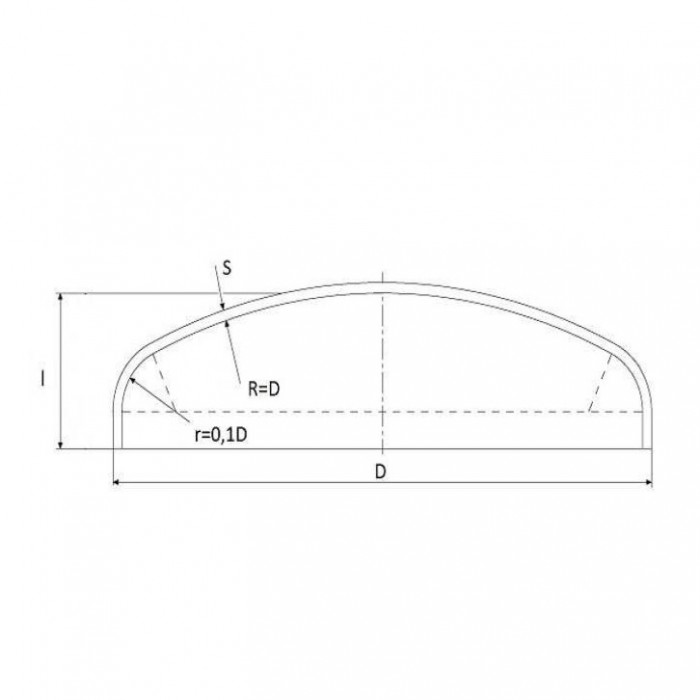 Rohrkappe 1.4571 ähnl. DIN 28011 - Schweißfittings - Fittings - RM-Fittings